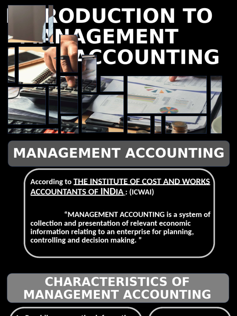 Introduction To Management Accounting - Unit 1 | PDF | Accounting ...