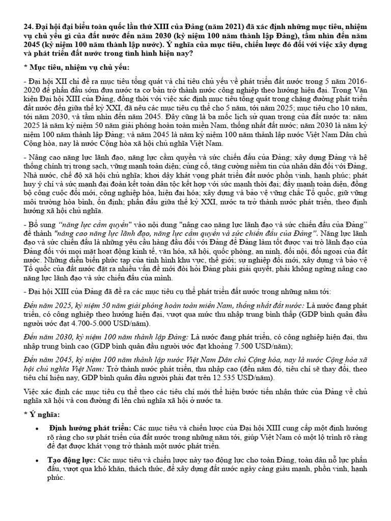 Đề Cương LSD | PDF