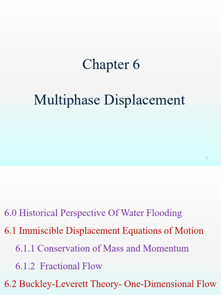 Chapter 6-Multiphase Flow Theory - 2020-Short | PDF | Petroleum ...