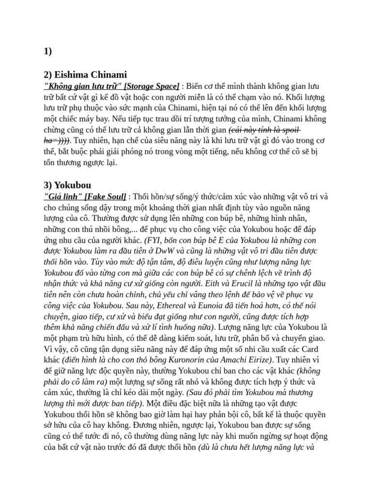 DwW's Super Powers | PDF