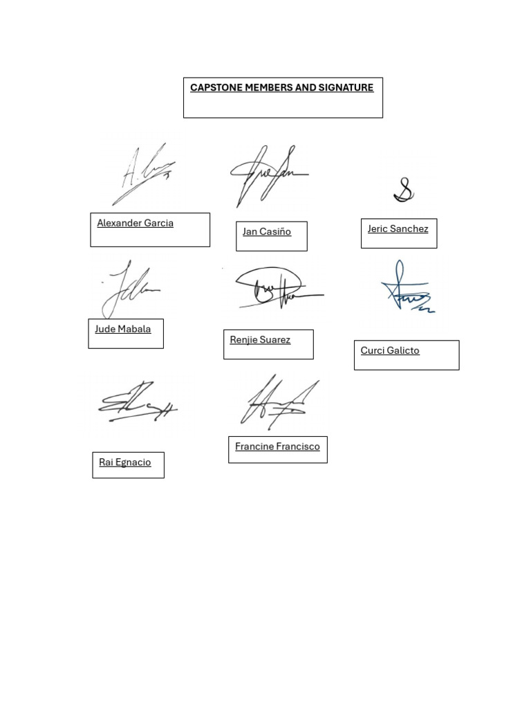 Signatures | PDF