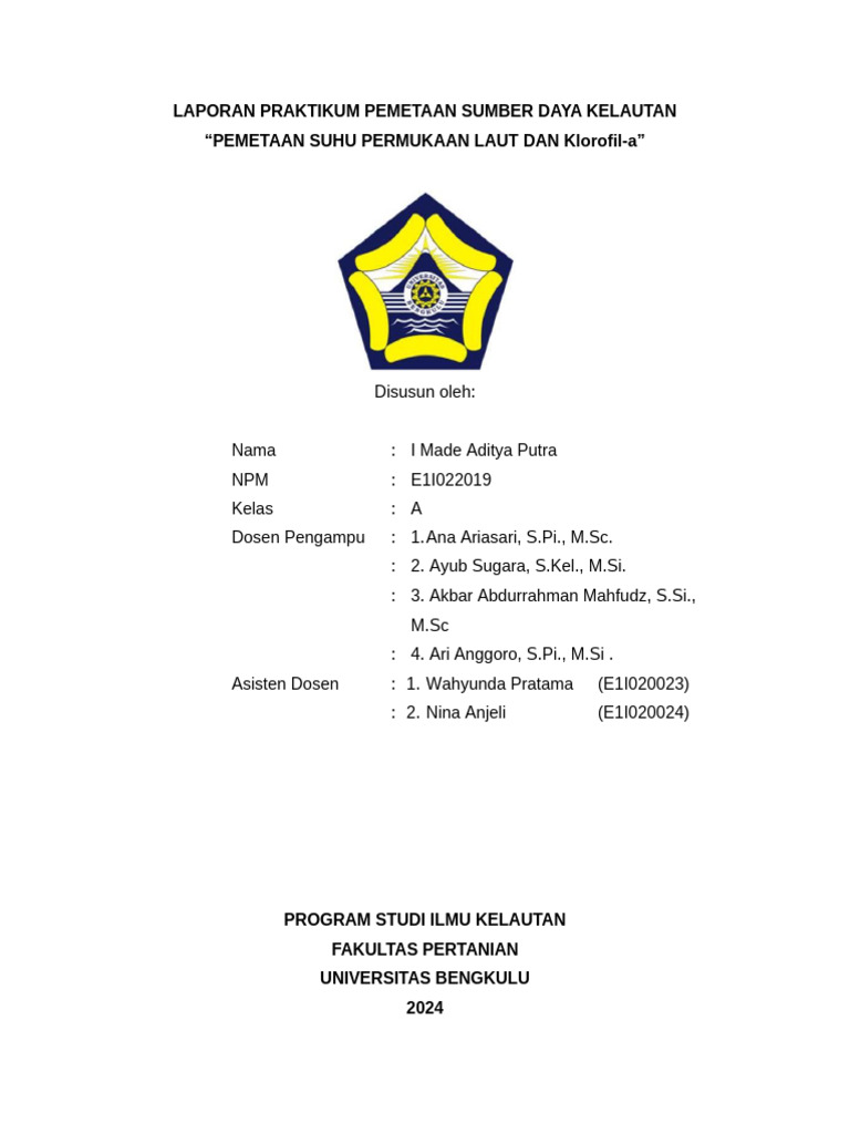 Laprak Pemetaan Made 4 | PDF