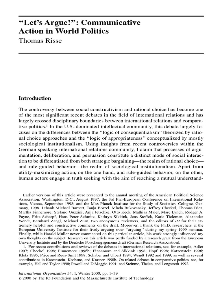 Let's Argue!'' Communicative | PDF | Rationality | Epistemology