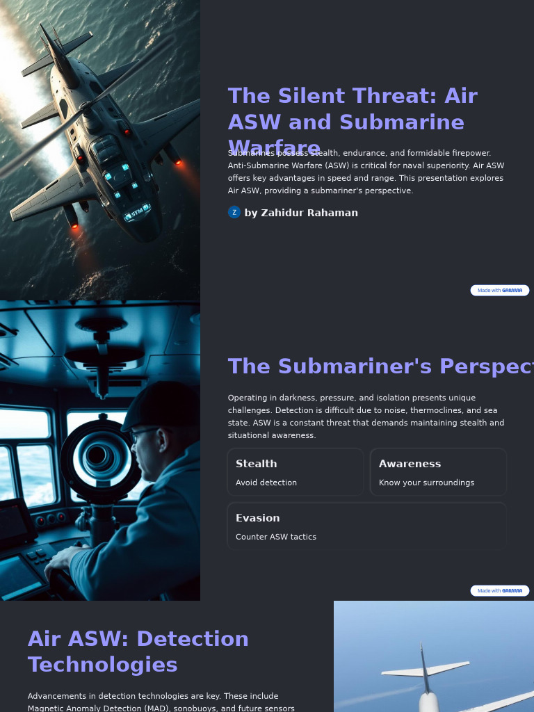 The Silent Threat Air ASW and Submarine Warfare | PDF | Anti Submarine Warfare | Naval Mine