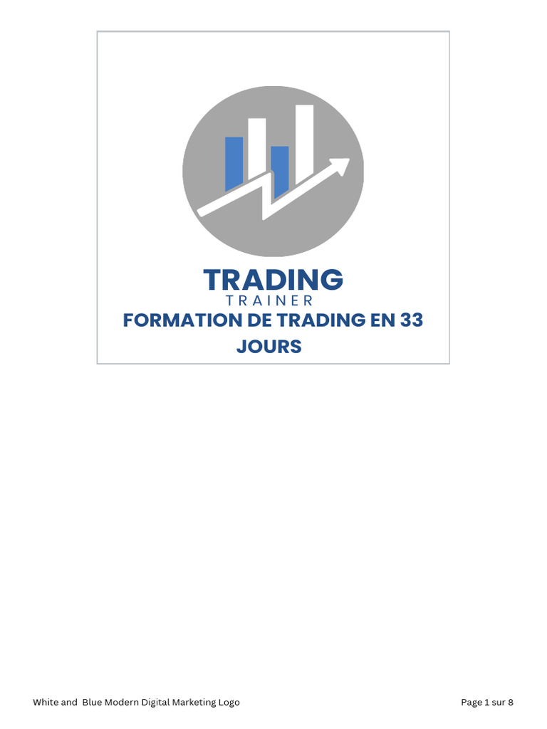 Formation de Trading en 33 Jours | PDF | Opérateur de marché