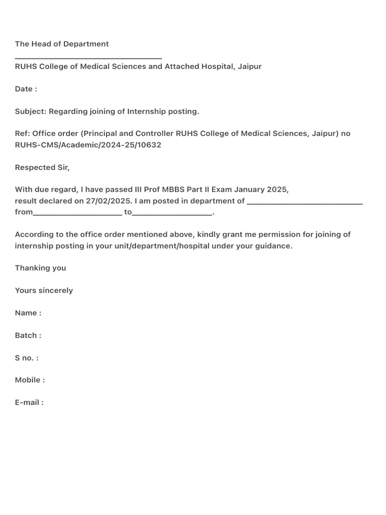 The Head of Department | PDF