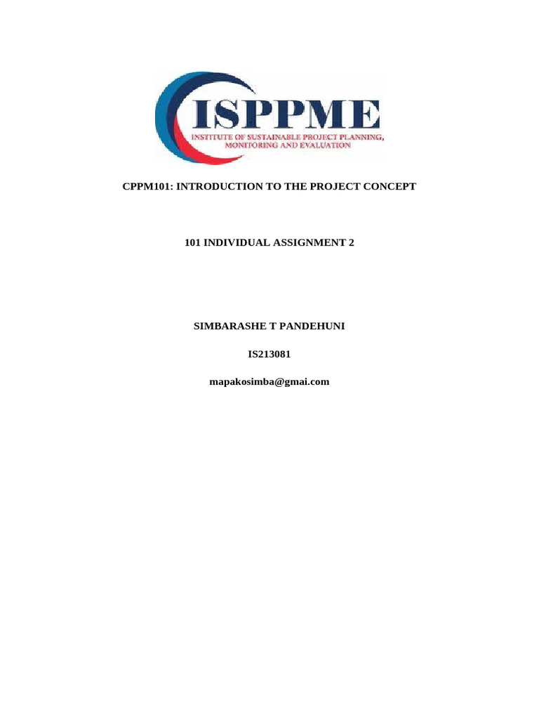 Individual Assignment CPPM 102 | PDF | Risk | Software