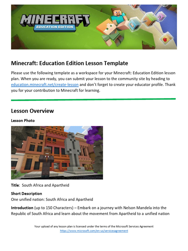 One Unified Nation Lesson Plan Web | PDF | Apartheid | Nelson Mandela