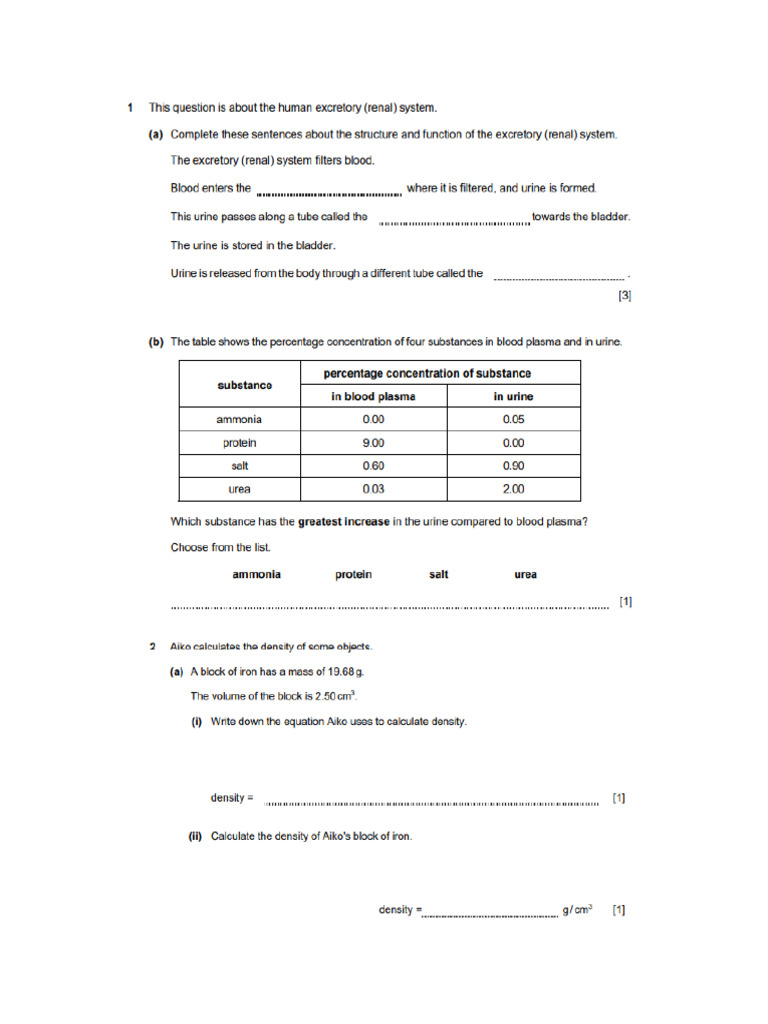 Practise Sheet Grade 8 | PDF