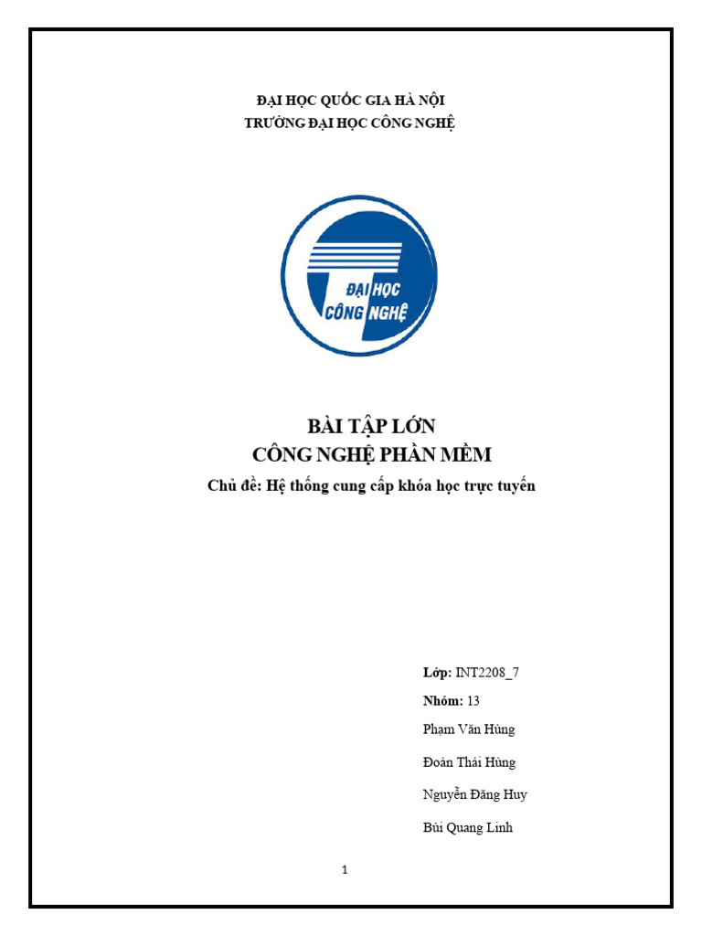 Nhom 13 He Thong Cung Cap Khoa Hoc Truc Tuyen | PDF