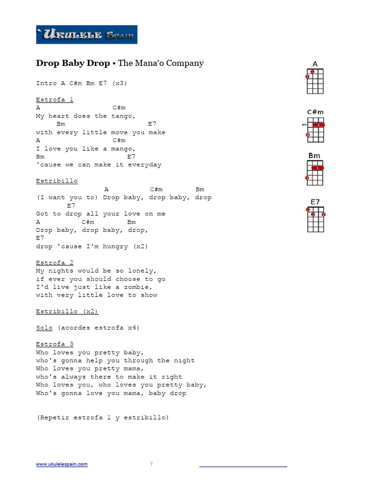 Drop Baby Drop-Manao Company | PDF