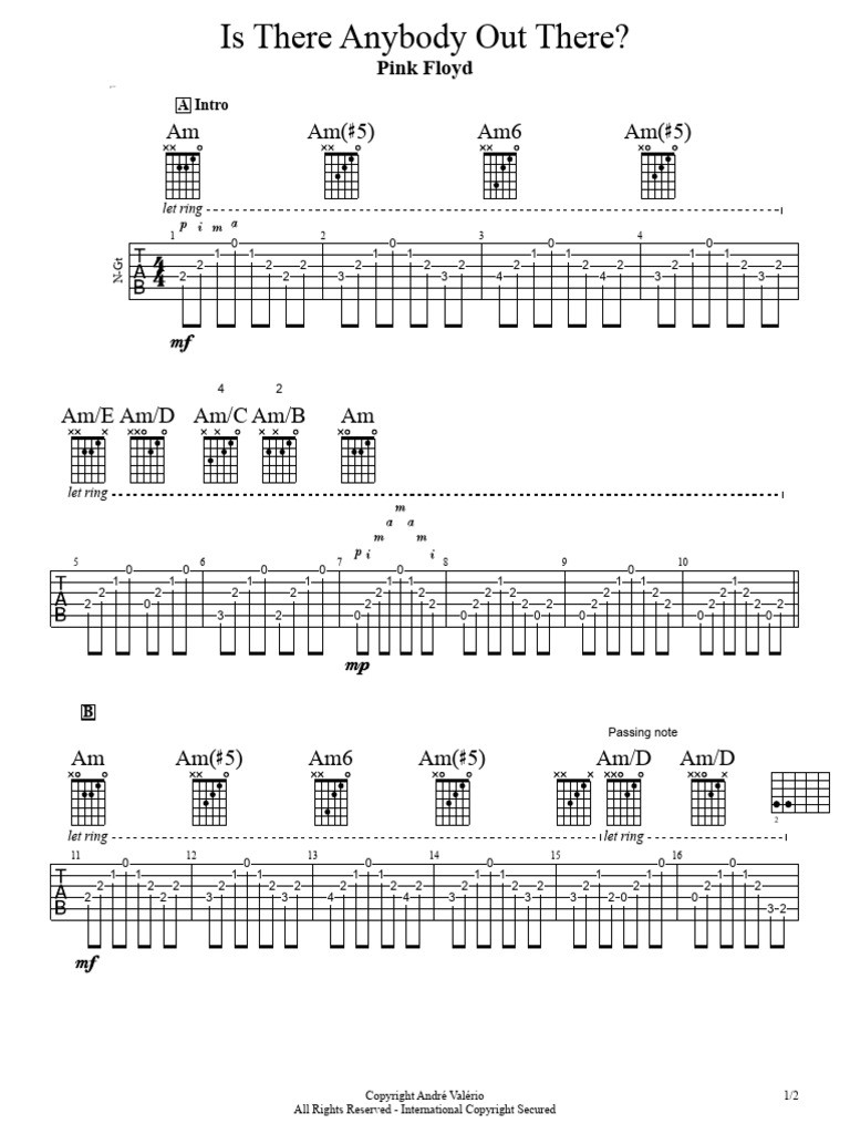Is There Anybody Out There | PDF | Songs Written | Song Recordings Produced