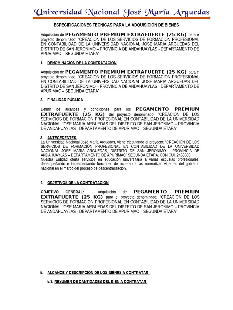9.0 EE.TT. PEGAMENTO forte - PERU COMPRAD | PDF | Regulación