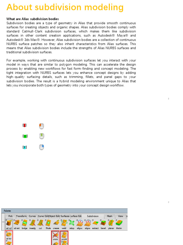 Sub-D Brief | PDF | Geometry