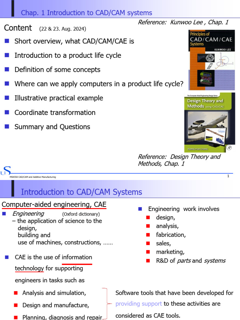 Introduction to CAD/CAM Systems | PDF | Computer Aided Design | Product ...