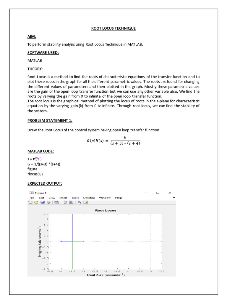Root Locus | PDF