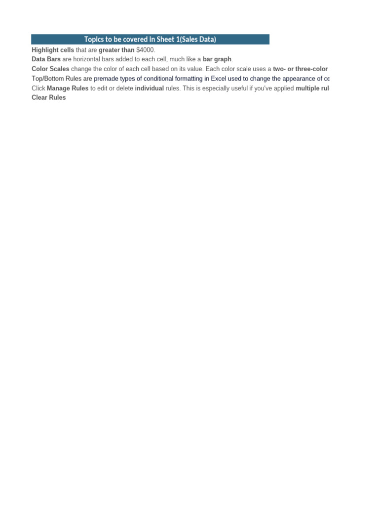 5 - Conditional Formatting | PDF | Characters Created | Pokémon