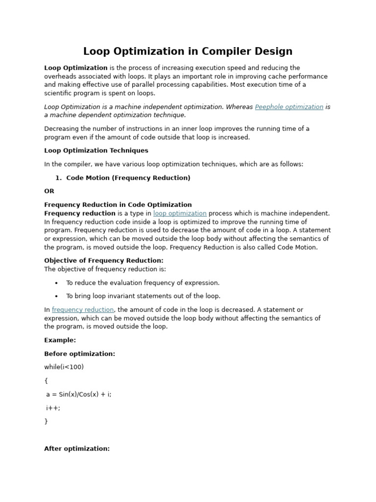 Compiler Design - Module 5 | PDF | Program Optimization | Control Flow
