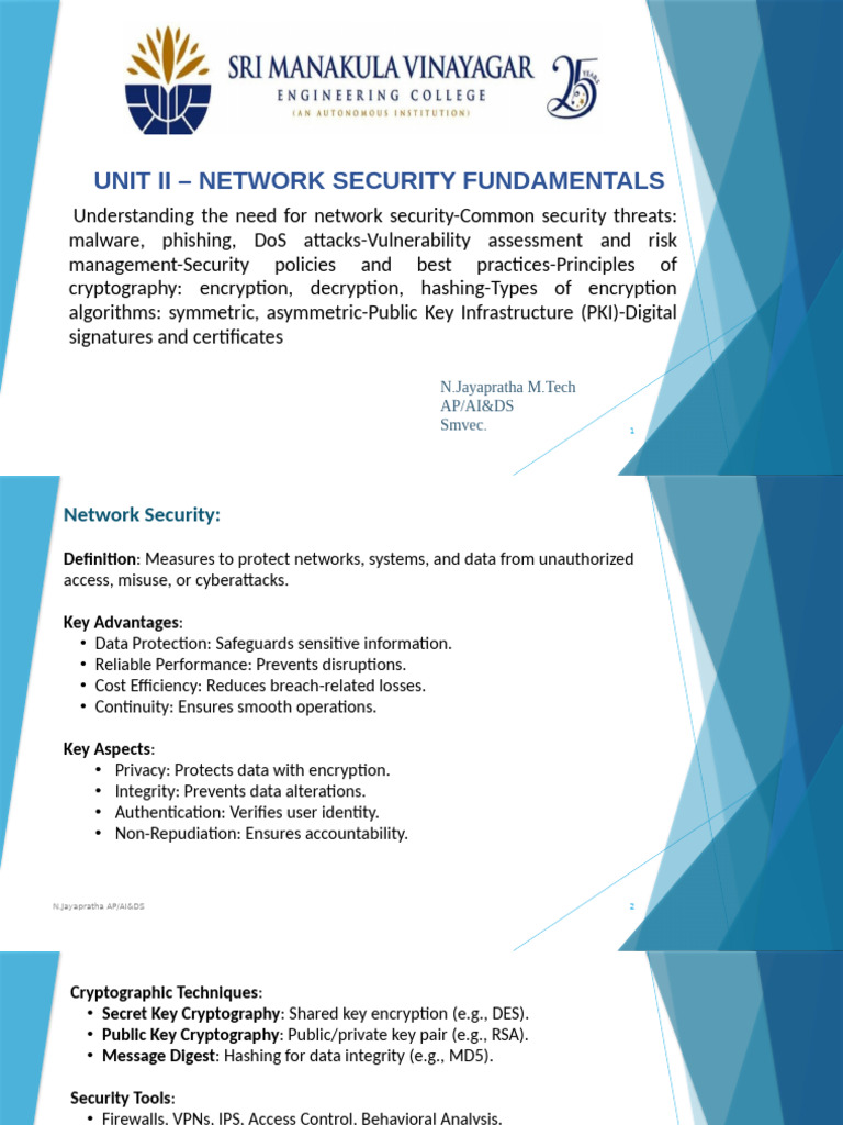 CN&CS_UNIT_-_2[1] | PDF | Public Key Cryptography | Encryption