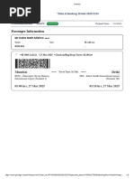 Sample IndiGo Ticket | PDF