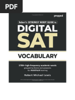 SAT Roots, Prefixes, & Suffixes Guide | PDF | Language Arts & Discipline