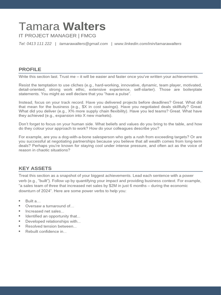 Resume Template Contemporary | PDF | Business | Economies