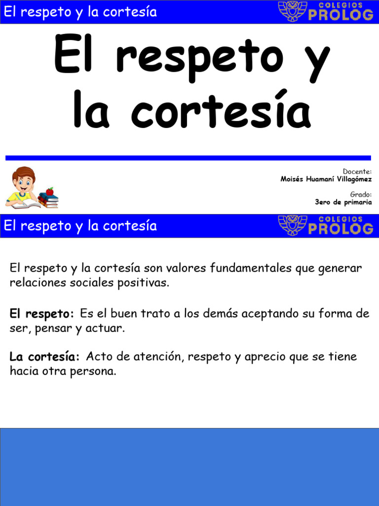 El Respeto y La Cortesía | PDF