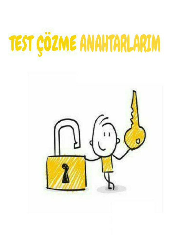 Test Çözme Anahtarlarım | PDF