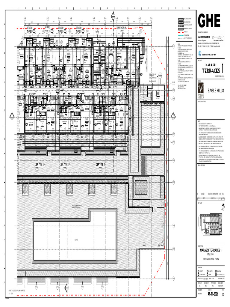 AR-T1-202b-FIRST FLOOR PLAN - PART 2 | PDF | Structural Engineering ...
