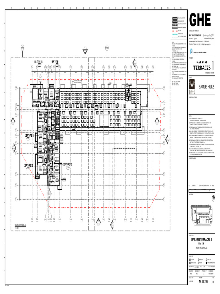 Tenth Floor Plan for Marassi Terraces | PDF | Buildings And Structures ...