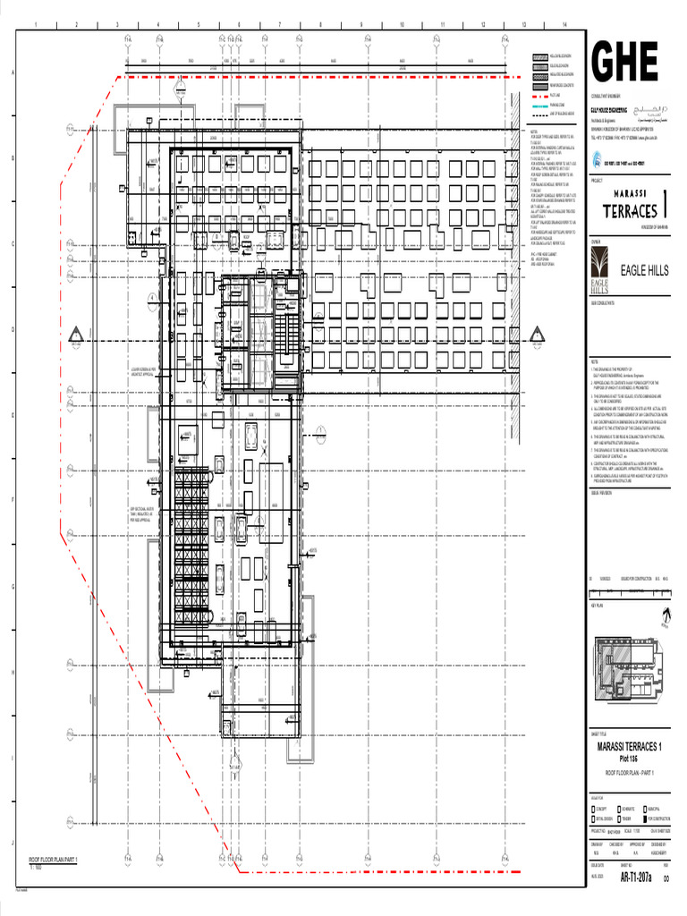 Roof Floor Plan - Marassi Terraces 1 | PDF | Architectural Design ...