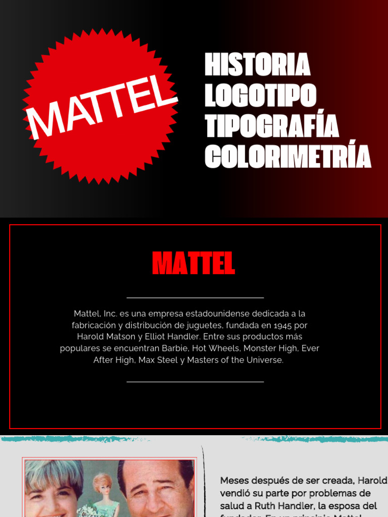 Historia y logotipo de Mattel | PDF | Marcas de juguetes | Fabricantes ...