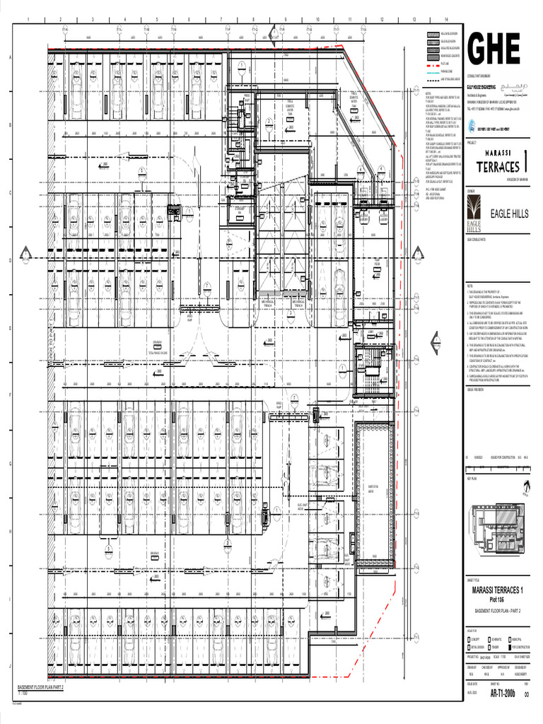 AR-T1-200b-BASEMENT FLOOR PLAN - PART 2 | PDF | Architectural Elements ...