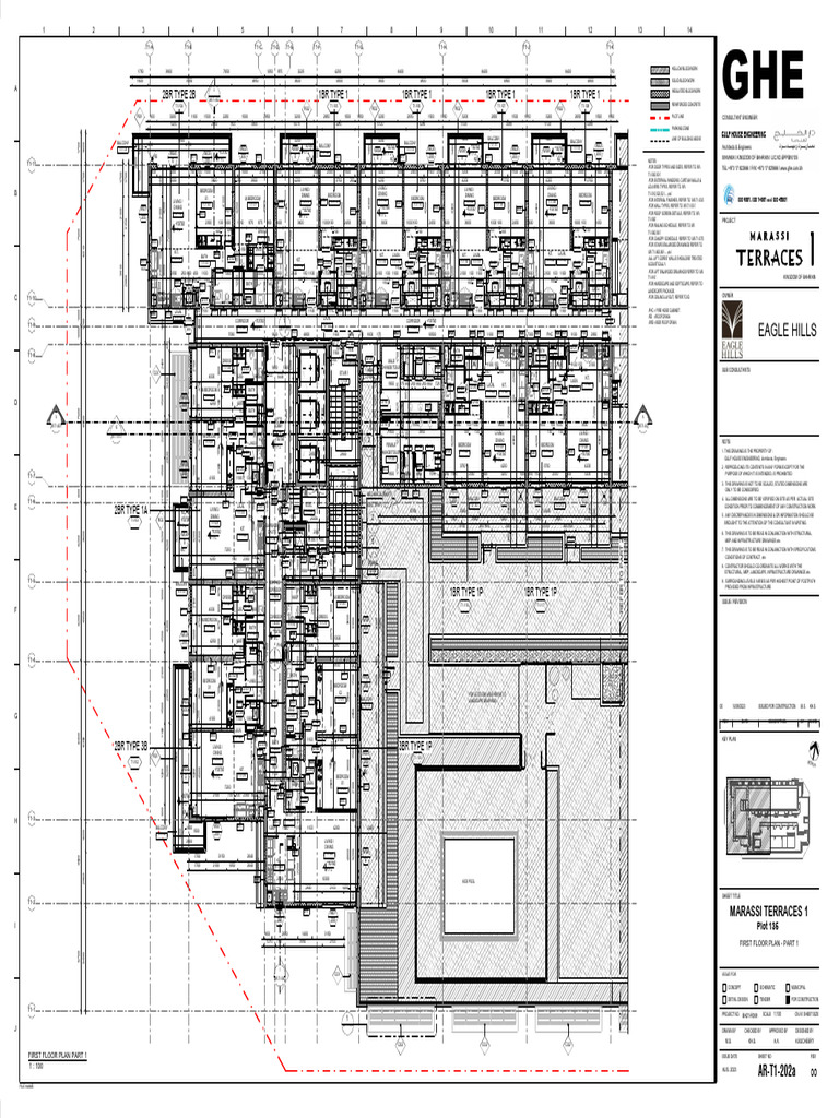 AR-T1-202a-FIRST FLOOR PLAN - PART 1 | PDF | Building Engineering ...