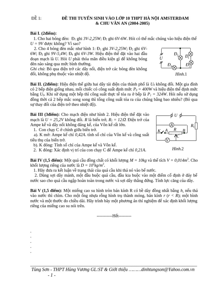 De Thi Chon HSG | PDF