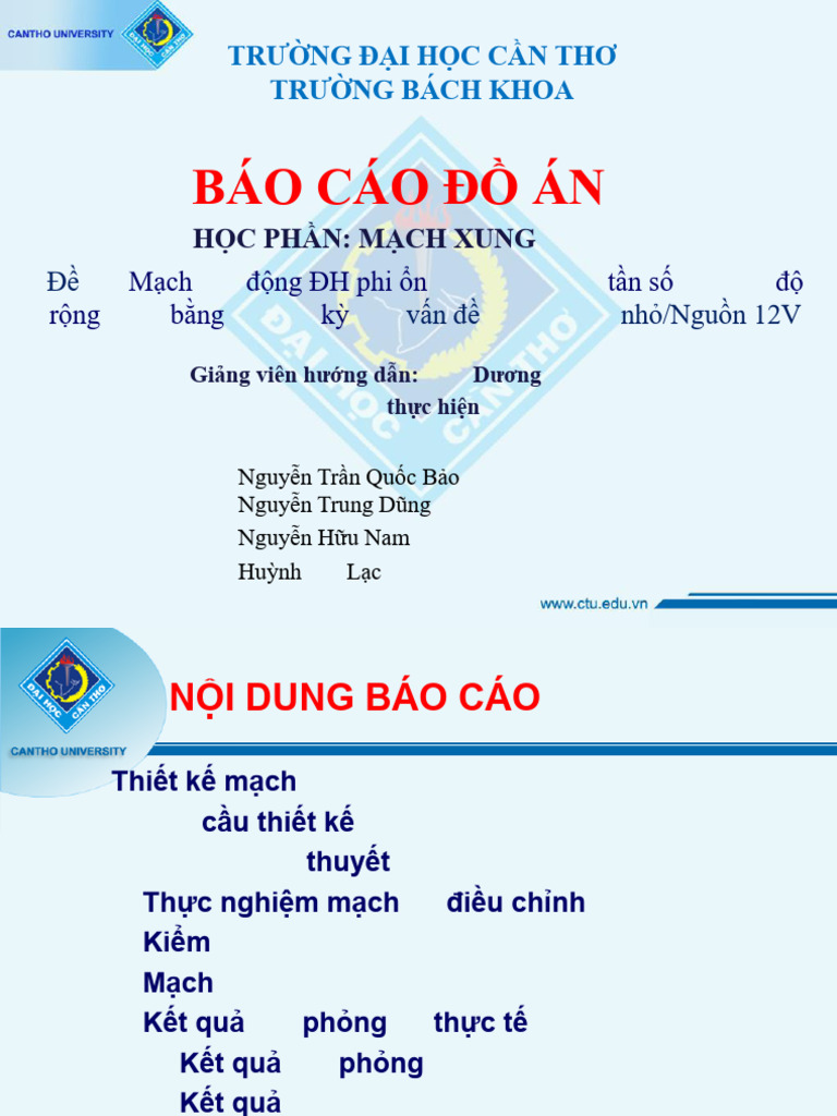 Đ ÁN Transitor | PDF