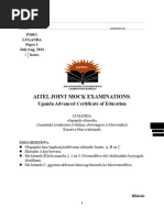 Apex Examination Council 2025 Ent 1 | PDF | Entrepreneurship | Economies