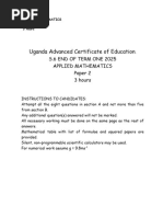 A Level Maths Paper 3 Revision 2025 | PDF