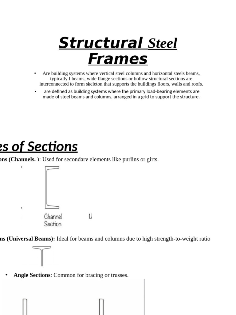 Steel Frames Ques 6 and 7 | PDF