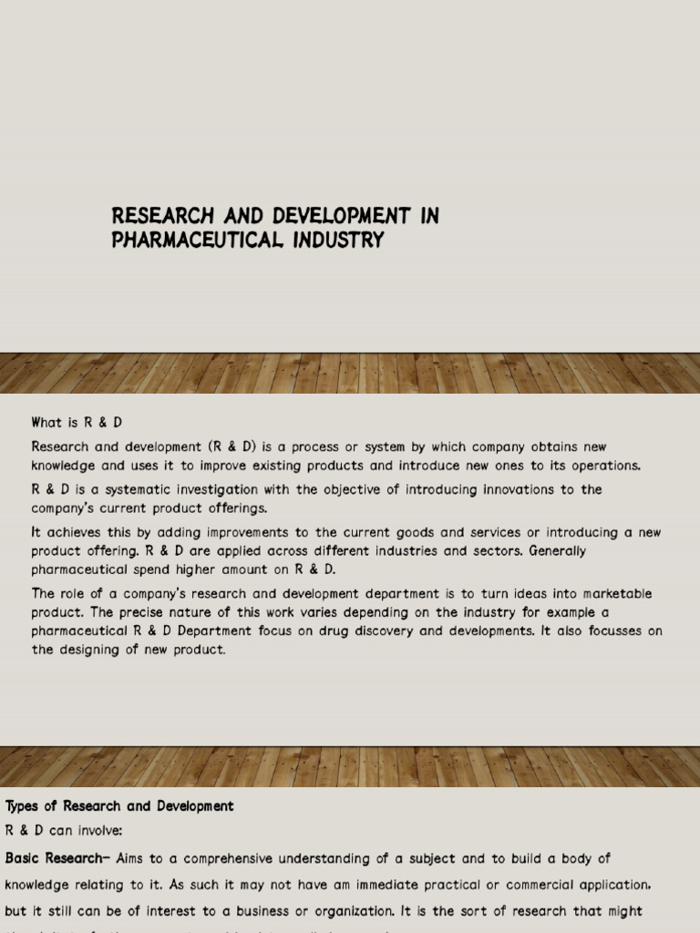 R & D Department | PDF