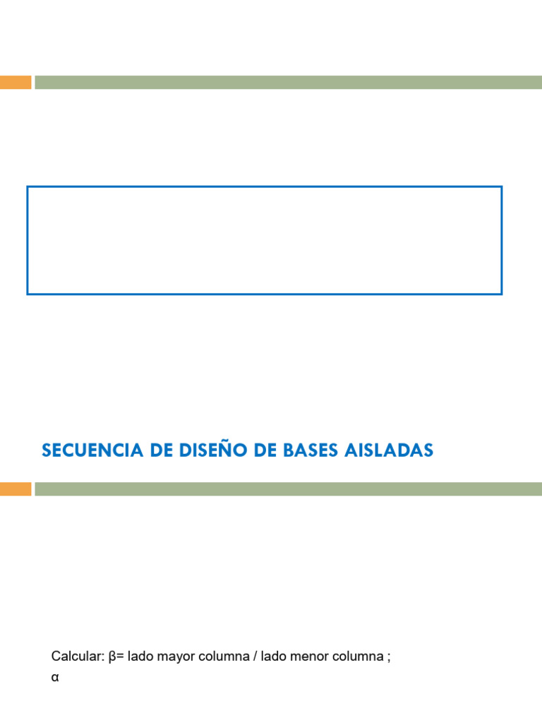 Diseño de Fundaciones: Bases Aisladas | PDF | Ingeniería mecánica ...