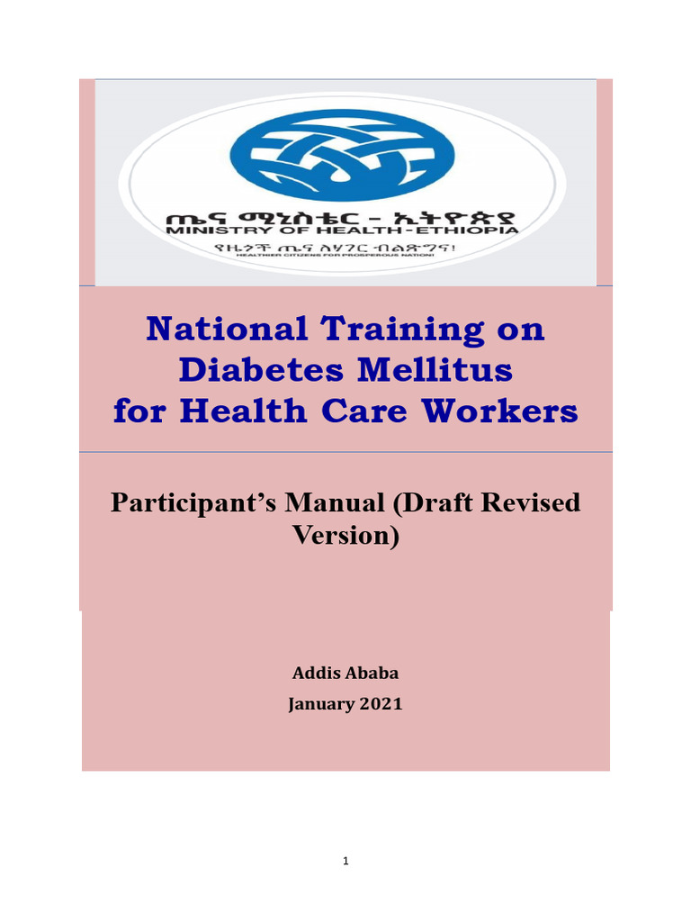 National Diabetes Training Module - Participant Manual | PDF | Pancreas ...