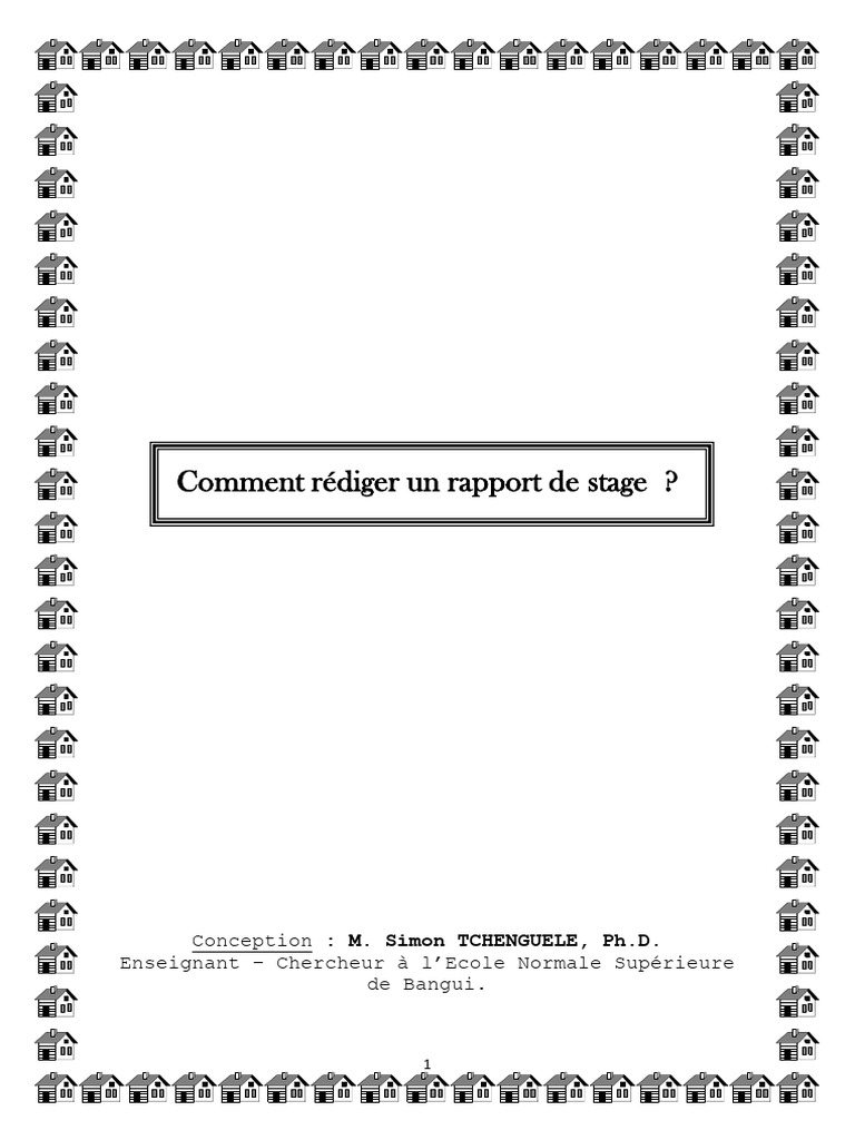 Comment Rediger Un Rapport de Stage1 | PDF | Guillemet | Phrase