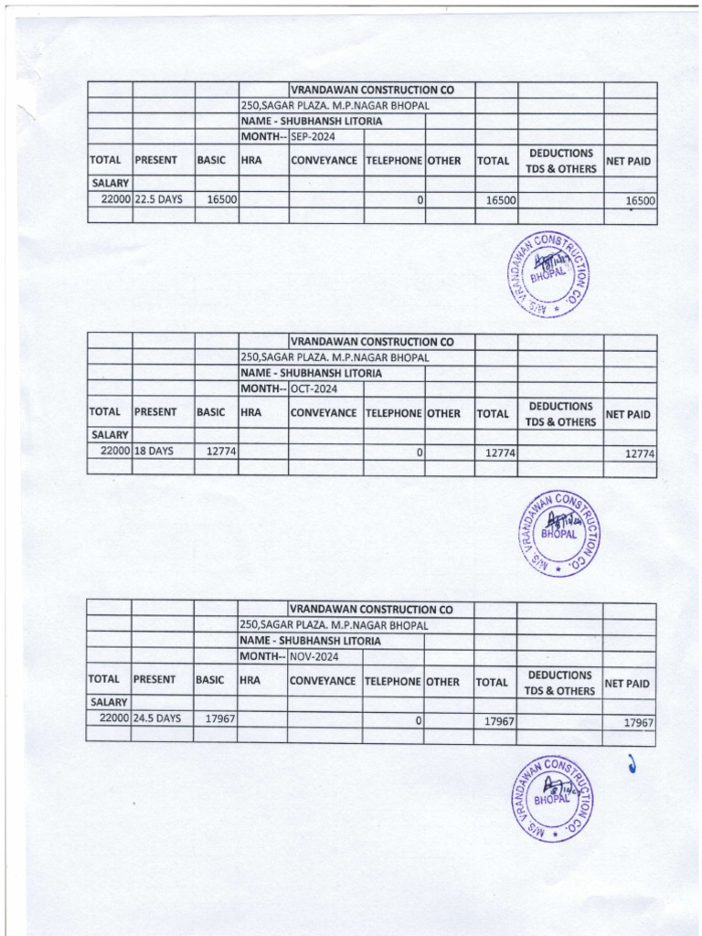 Sage Salary Sleep | PDF