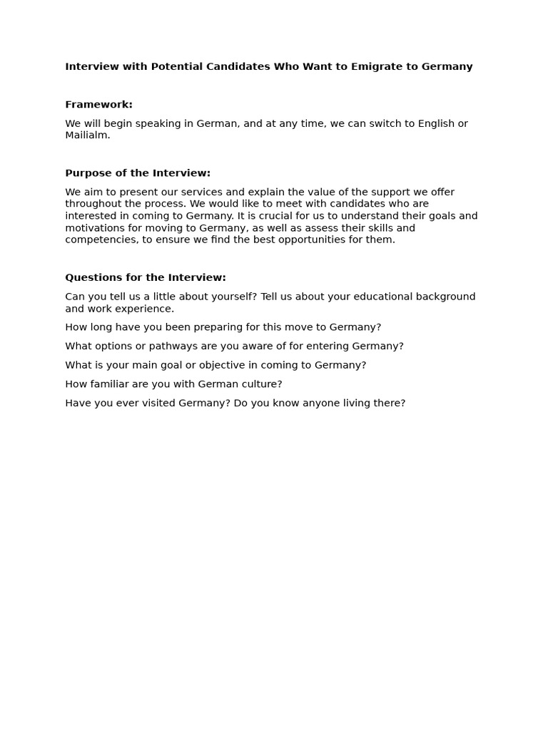 Interview Questions | PDF