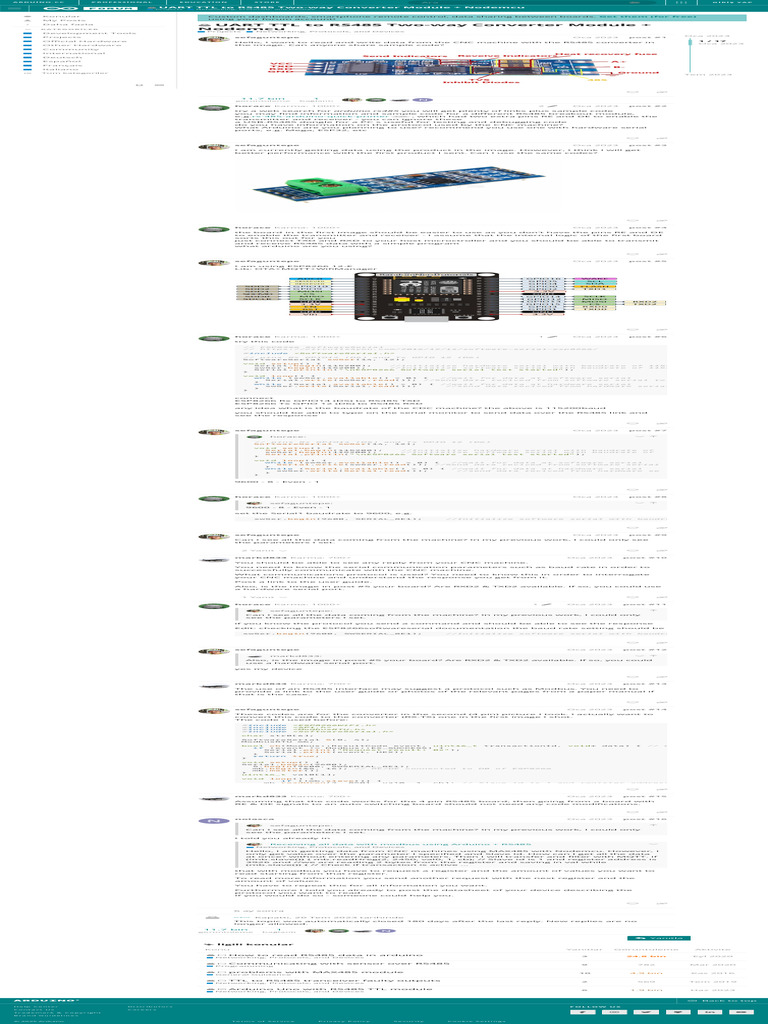 UART TTL to RS485 Two-way Converter Module + Nodemcu - Projects Networking, Protocols, and ...