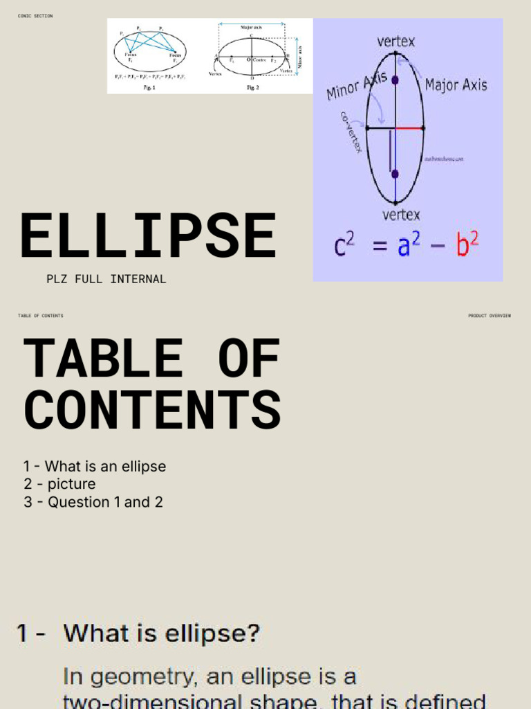 ELLIPSE | PDF