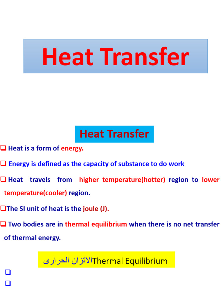 Heat Transfer | PDF | Thermal Conduction | Heat Transfer