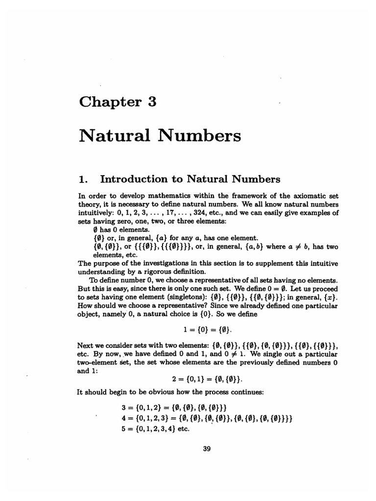 Natural Numbers Hrbacek + Jech | PDF | Natural Number | Function ...