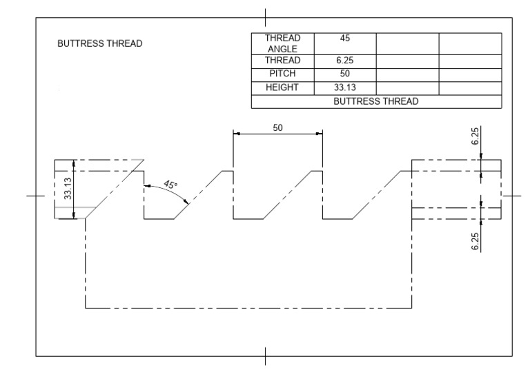 Buttress Thread Drawing v1 (1) K | PDF